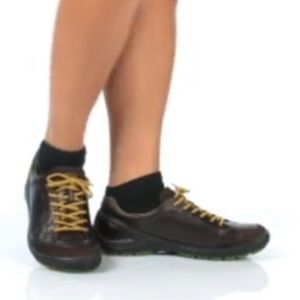 Ecco | Shoes | Ecco Biom Grip Natural Motion Brown Leather Shoe | Poshmark